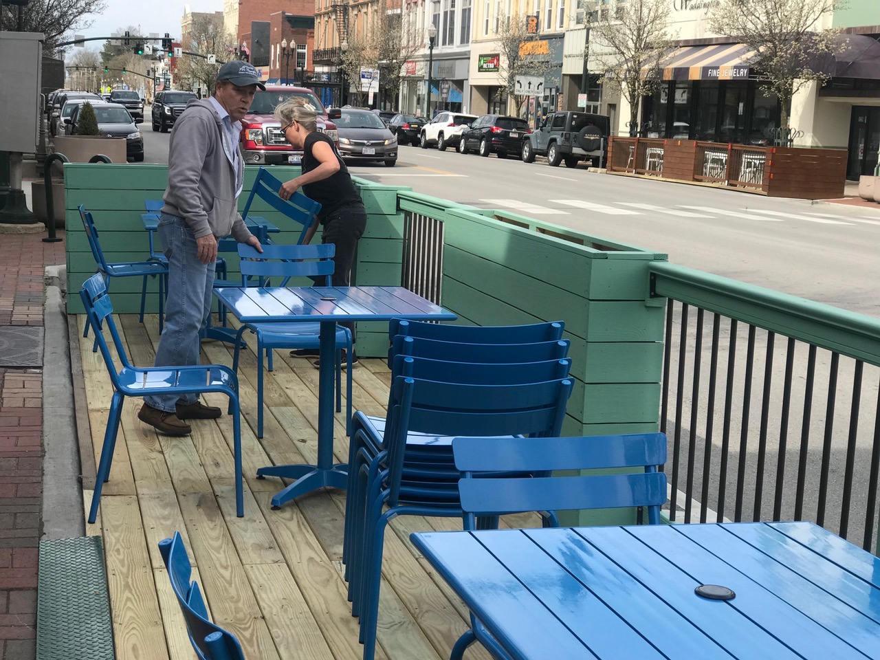 Parklets pop up again in downtown BG – BG Independent News