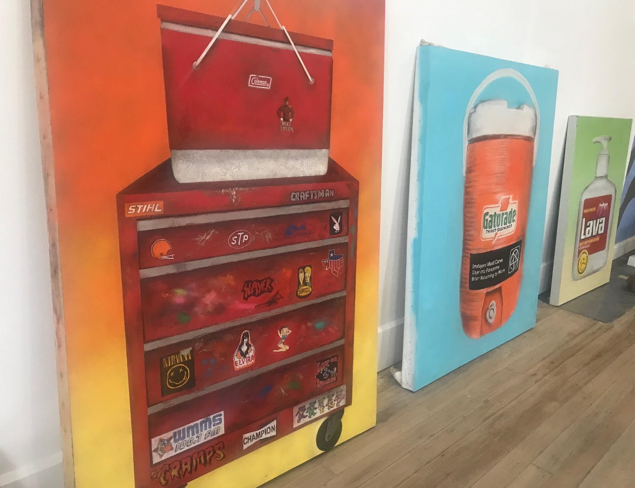 Blue collar painter Josh Byers strikes a work-art balance in his life ...