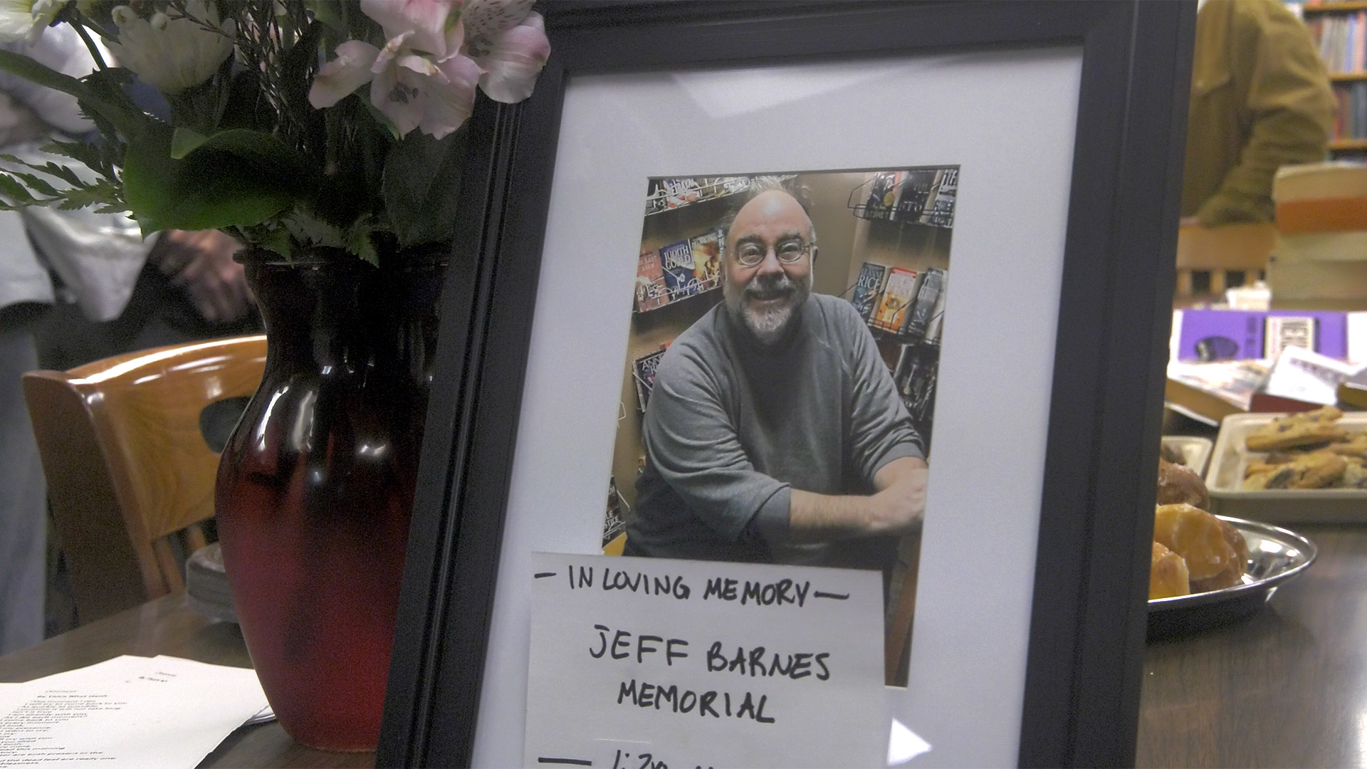 Community comes together to share stories and love at Jeff Barnes ...
