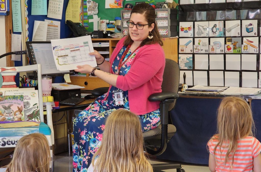 Community-wide story time – All elementary students in BG have noses ...