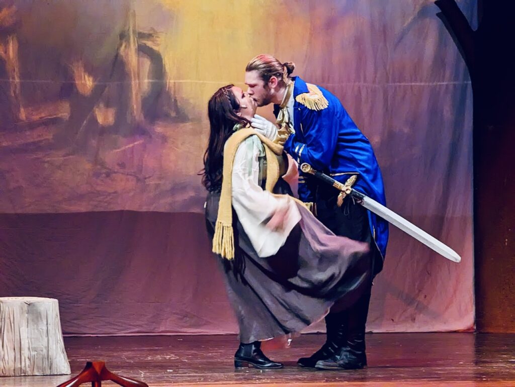 Falcon Flames Zach and Nicole Tuttle-Robb make a scene together in ...