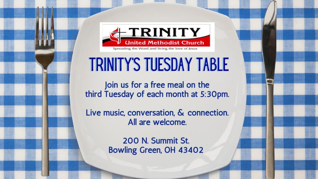 Trinity United’s Tuesday Table features baked potato bar – BG ...