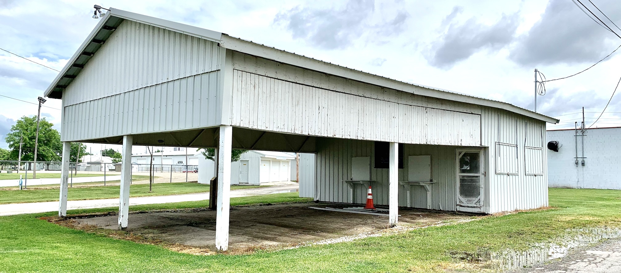 Former Elephant Ear stand to become Kathrens Insurance shelter area ...