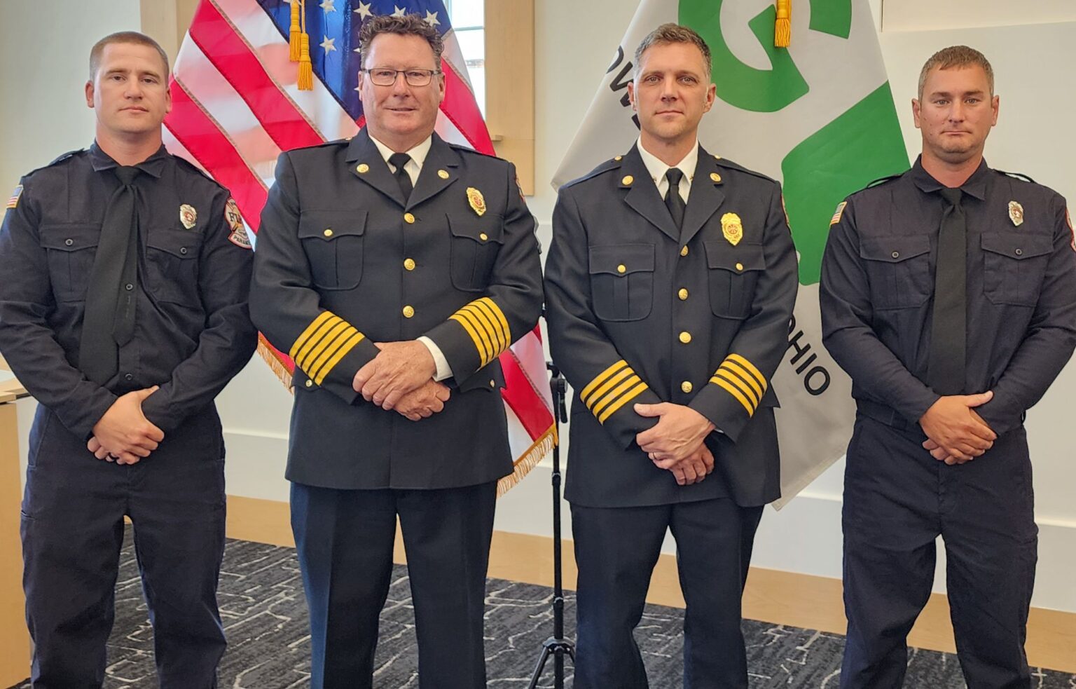 BG Fire Division adds two new firefighters and promotes three to rank ...