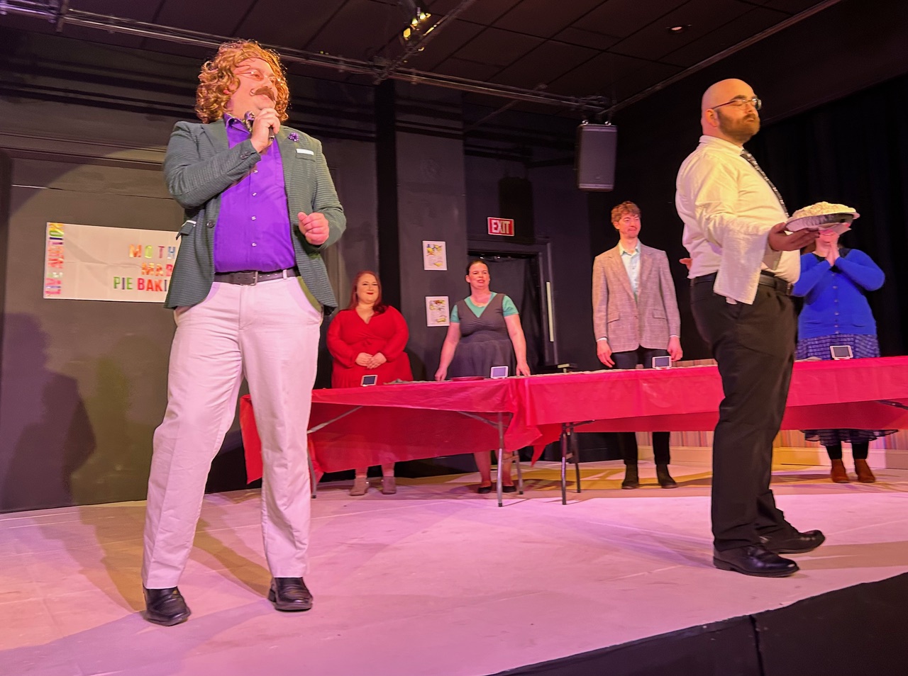 Players hope fans will roll out the dough with ‘Murder at the Pie ...