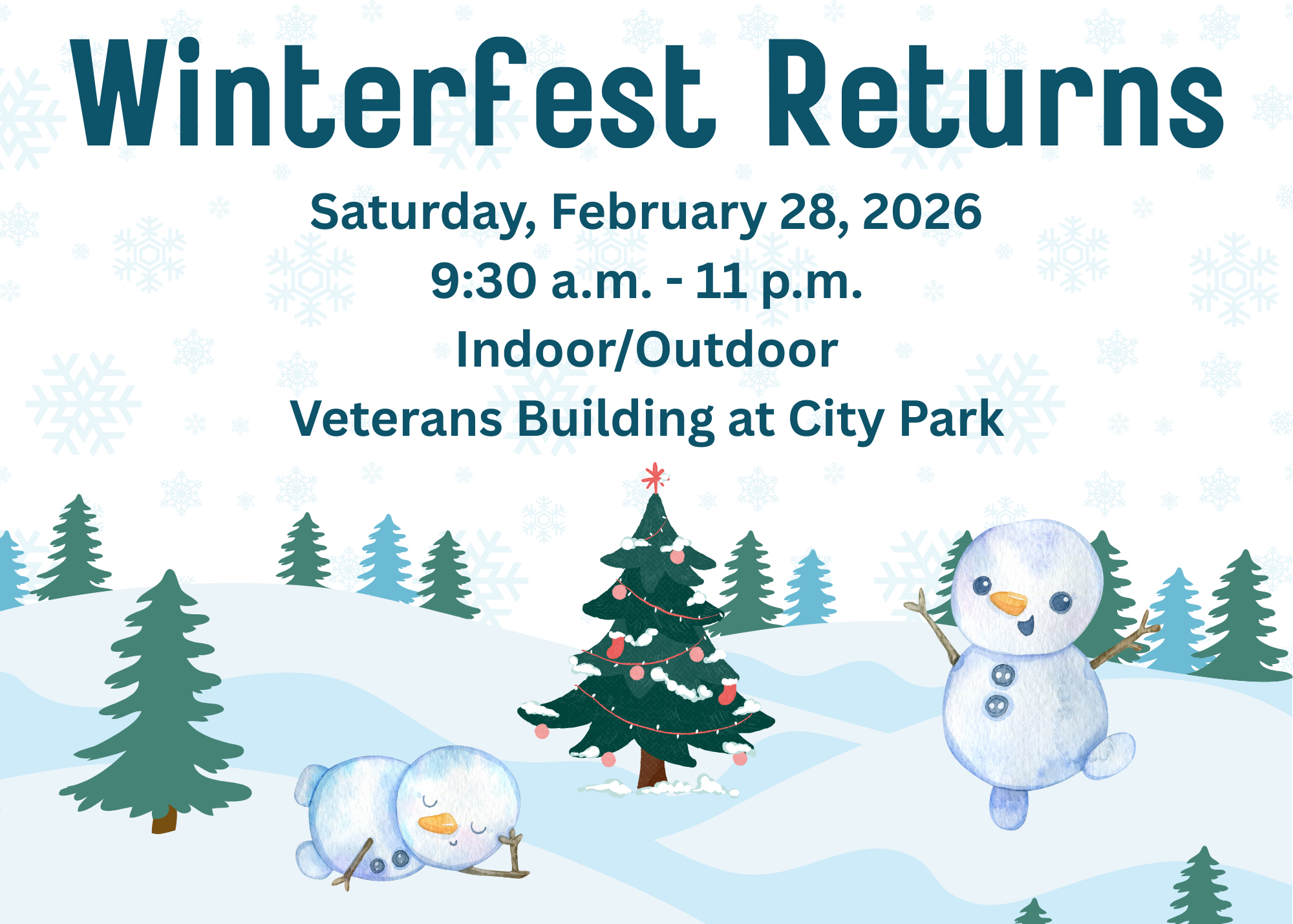 Winterfest to return in February at City Park’s Veterans Building – BG ...