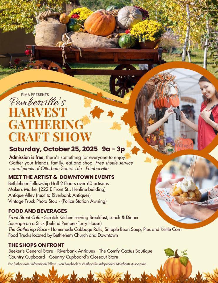 Pemberville to host Harvest Gathering Oct. 25 – BG Independent News