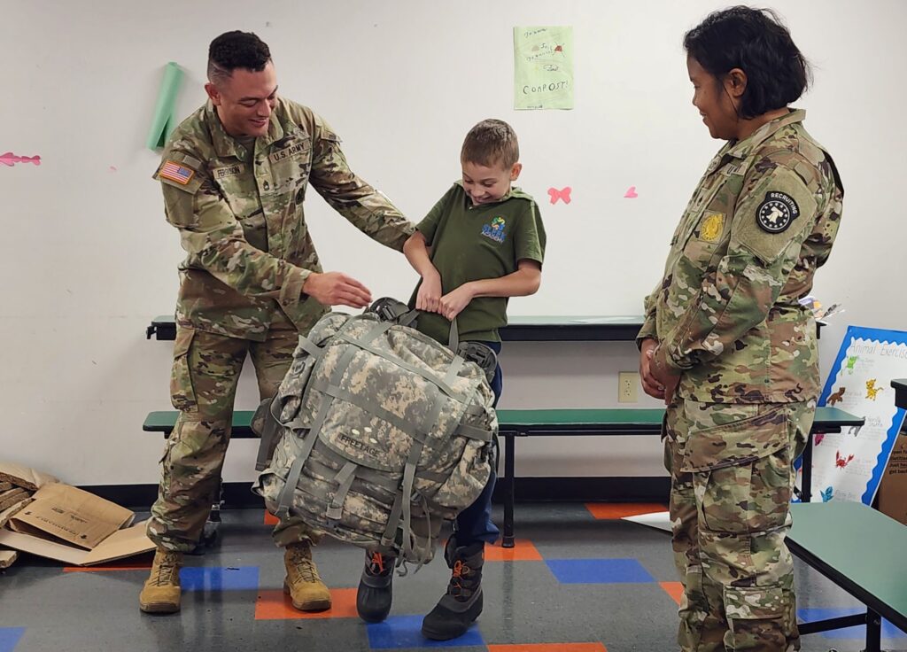 Veterans Day family tradition at Sleek Academy carried on by younger ...
