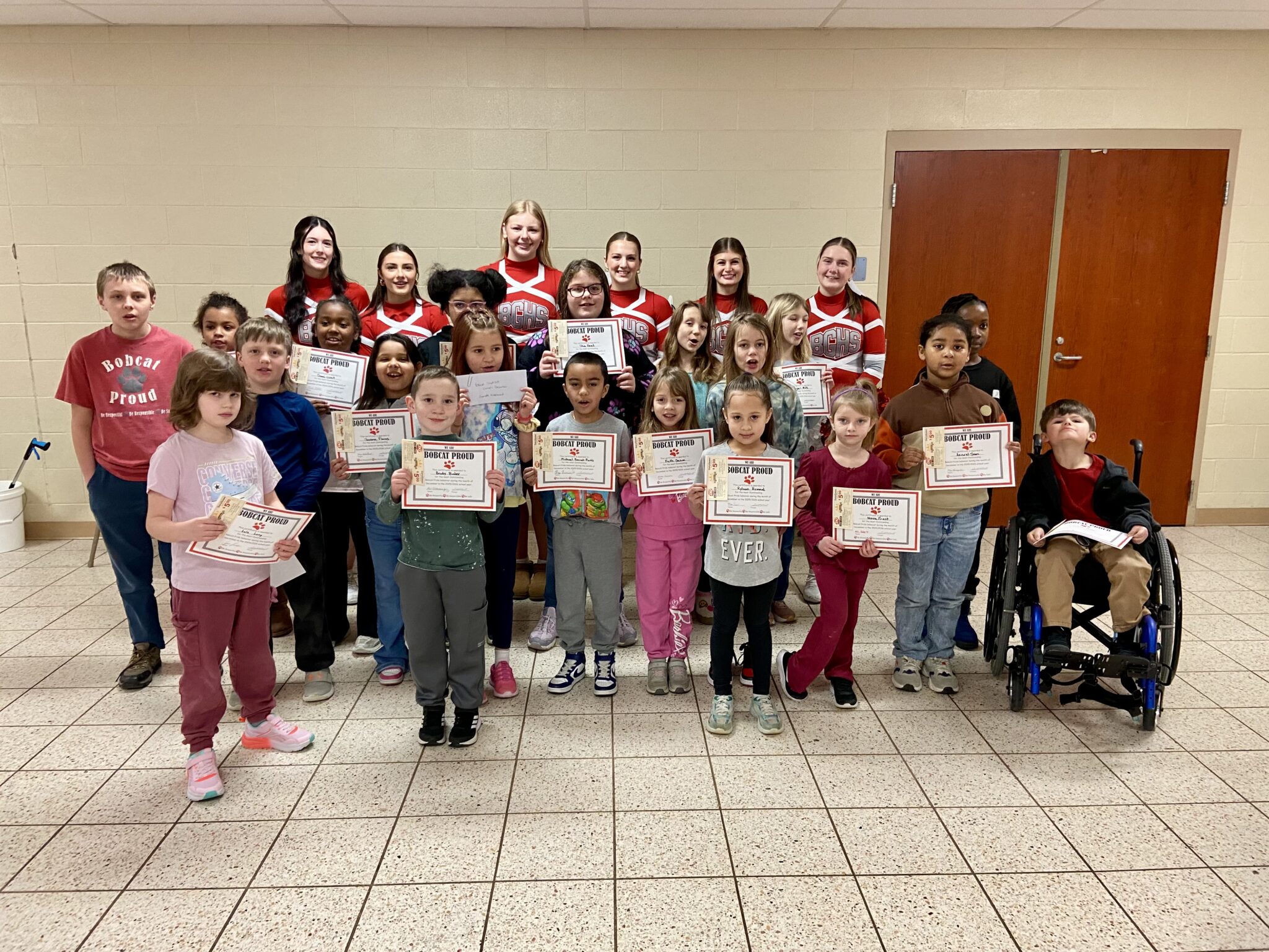 December BGMS students of the month and elementary Bobcat Pride winners ...