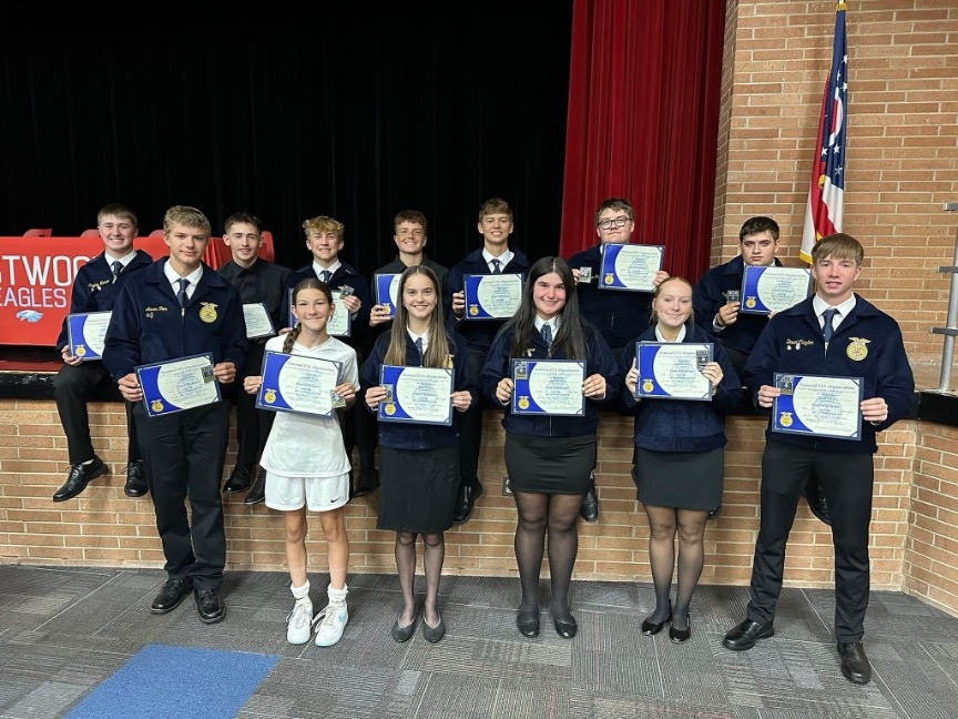 Eastwood FFA recognizes Greenhand and Chapter Degree recipients – BG ...