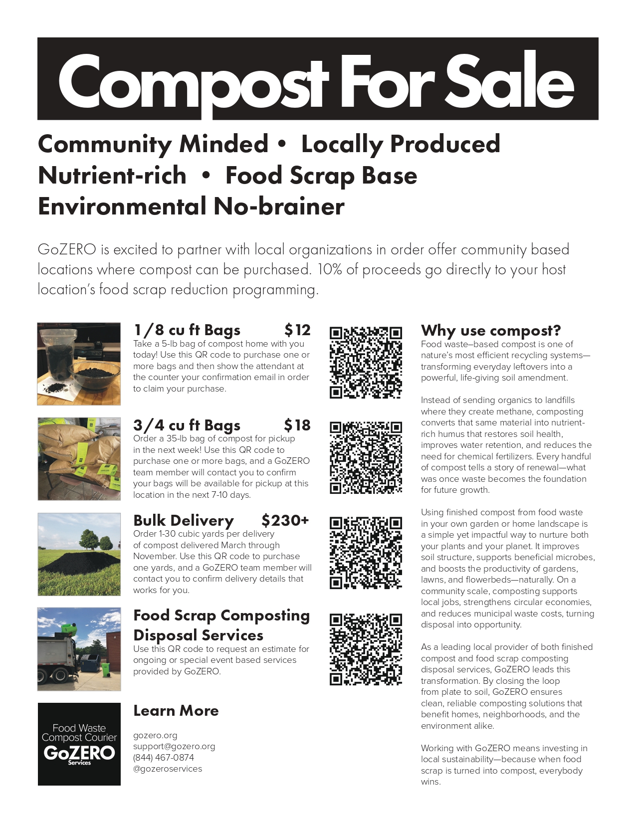 Local food waste compost available for purchase – BG Independent News