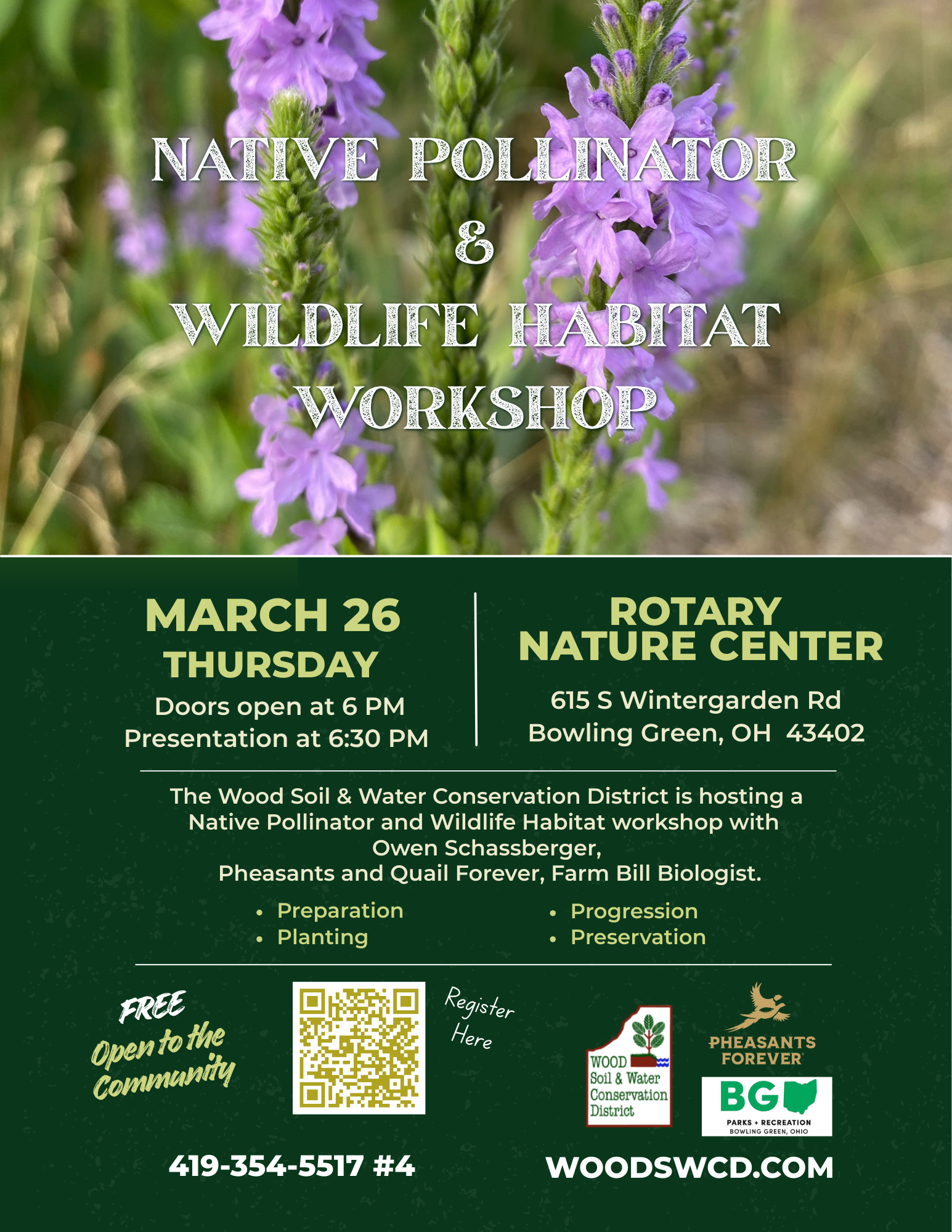 Native pollinator and wildlife habitat workshop to take place at ...