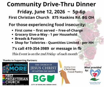 First Christian Church to host free monthly drive-thru community meal ...
